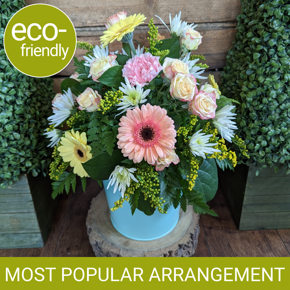 Eco-Pastel Pail | First for Flowers